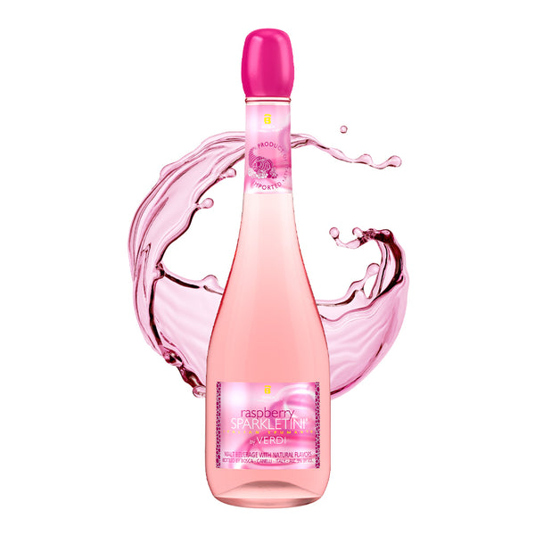 RASPBERRY SPARKLETINI – Verdi and Sparkletini